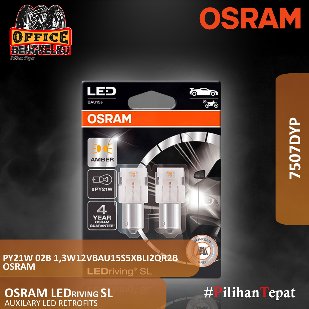 Jual Osram Lampu Signal Lampu Sen Lampu Senja Lampu Rem Mobil Brio Dan Lainnya PY21W 7507DYP ...