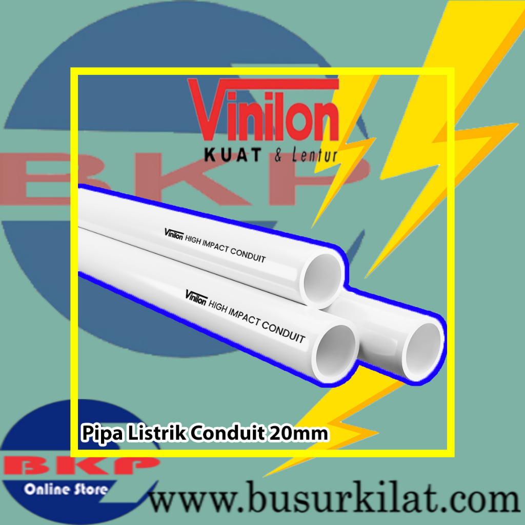 Jual Pipa Listrik 20mm Vinilon / Pipa Conduit / Order Kuantiti Banyak ...