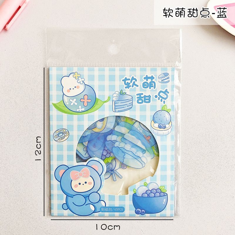 Jual Sq-1 SET ISI 45 PCS STICKER AESTHETIC BERBAGAI MACAM MOTIF LUCU ...