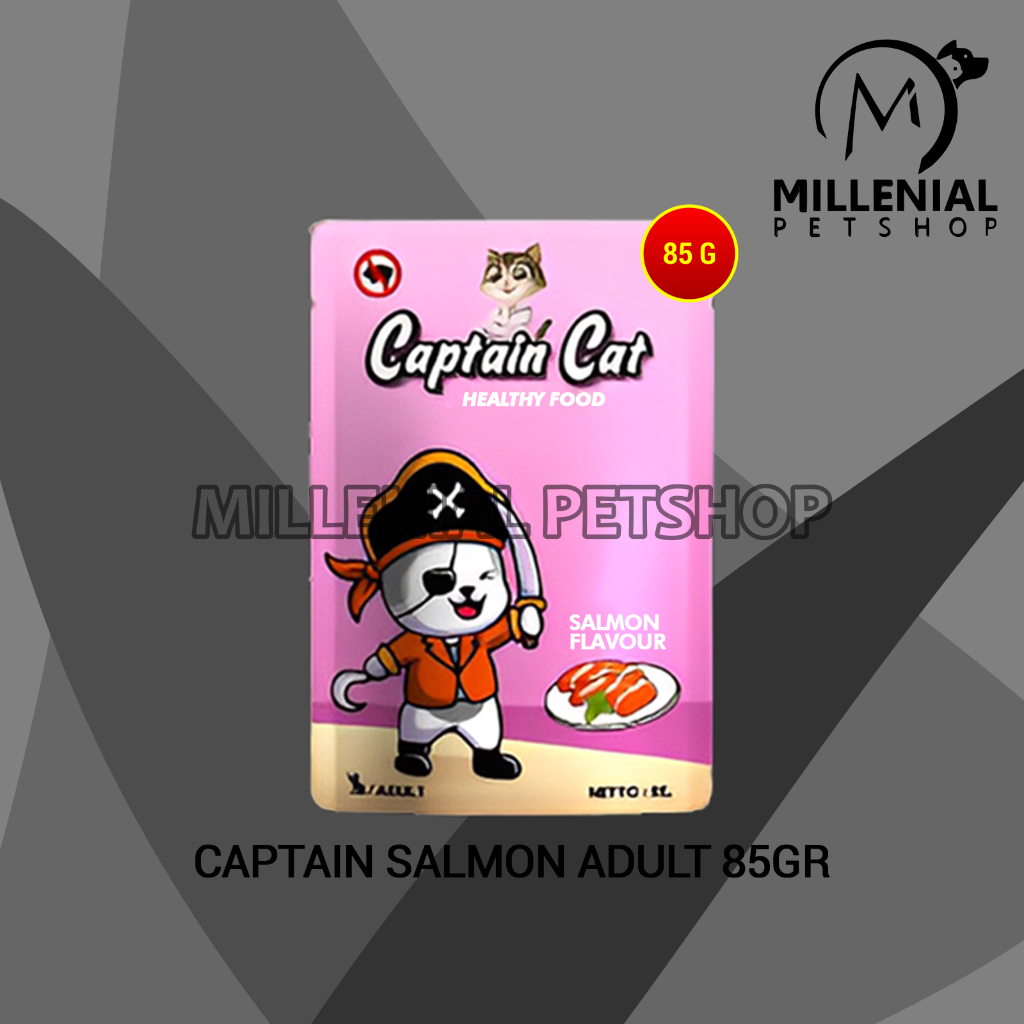 Jual Makanan Basah Kucing Captain Wet Food Pouch 85 Gram | Shopee Indonesia