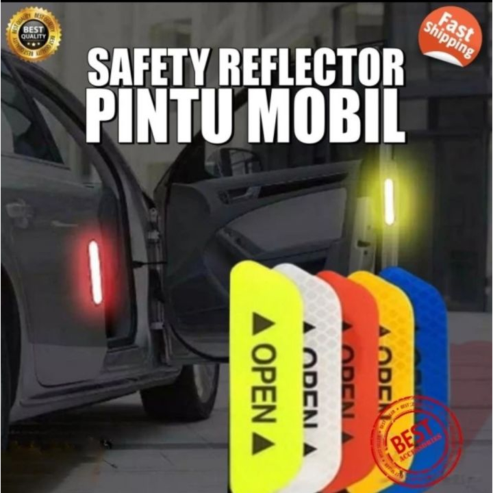 Jual Stiker Pintu Mobil OPEN Sticker Pintu Terbuka Door Warning ...