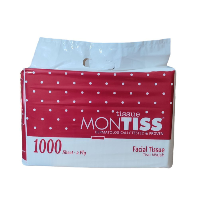 Jual tisu tissue montiss 1000 sheet/kiloan 2 ply | Shopee Indonesia