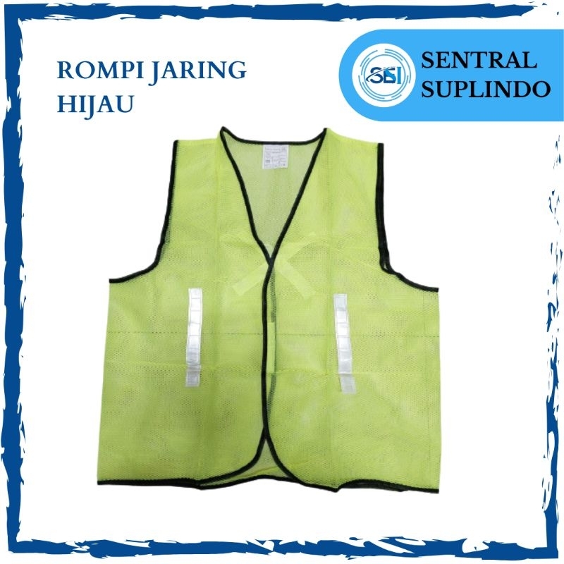Jual Rompi jaring reflektor rompi safety rompi proyek pekerja jalan tol ...