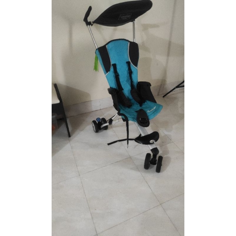 Jual STROLER brand model sport warna biru roda tiga | Shopee Indonesia