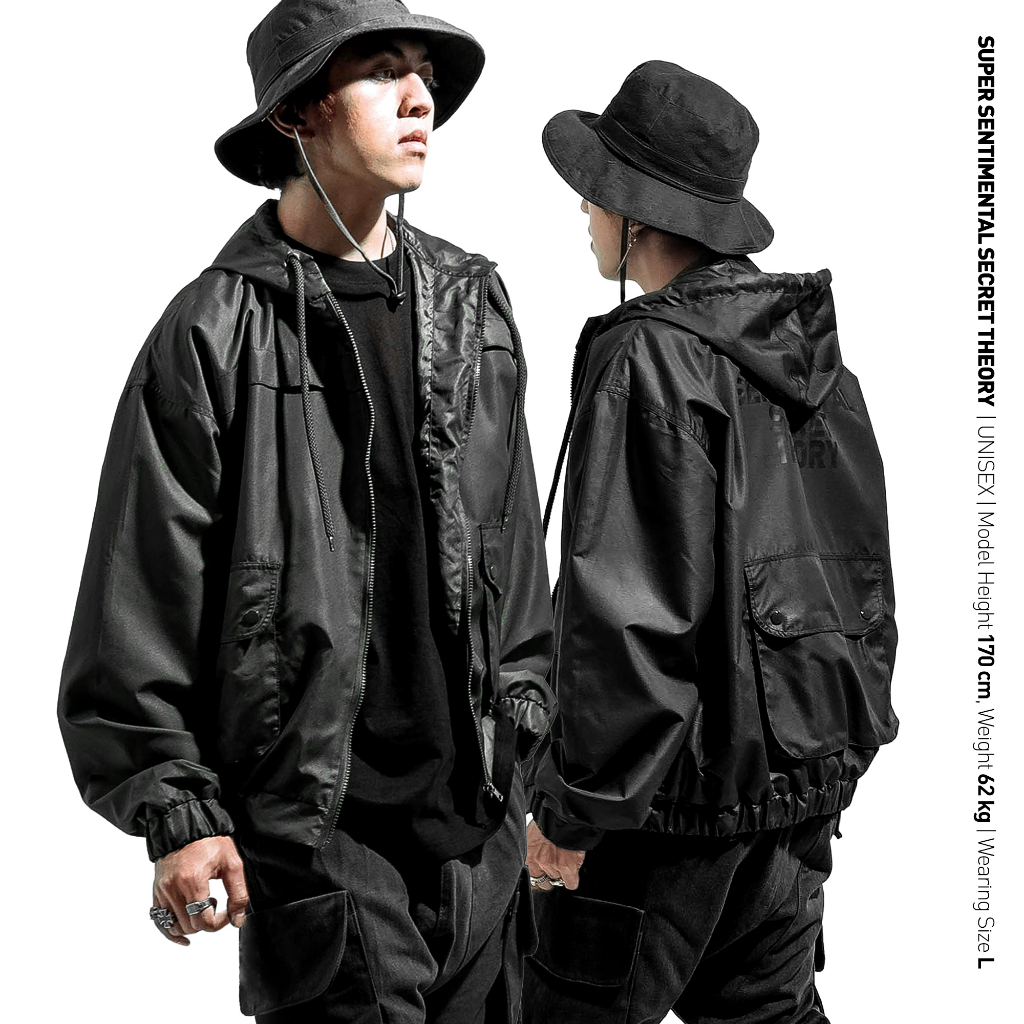 Jual SSST Diablo Oversize Jaket Hitam | Shopee Indonesia