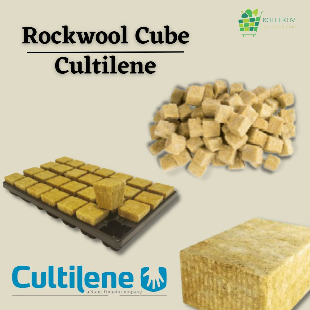 Jual Rockwool Cultilene Cube / Dadu Media Hidroponik | Shopee Indonesia