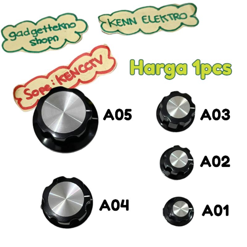 Jual knop potensio rotary audio varian ukuran | Shopee Indonesia