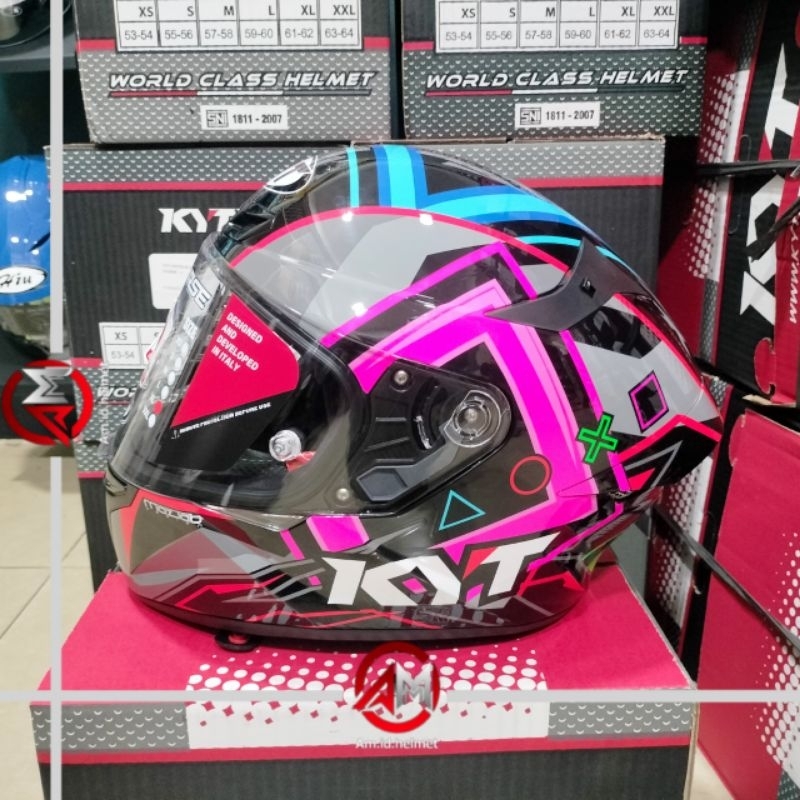 Jual HELM KYT TT COURSE RATTHAPARK PLAY TTC RATTHAPARK KYT RATTHAPARK FULL FACE | Shopee Indonesia