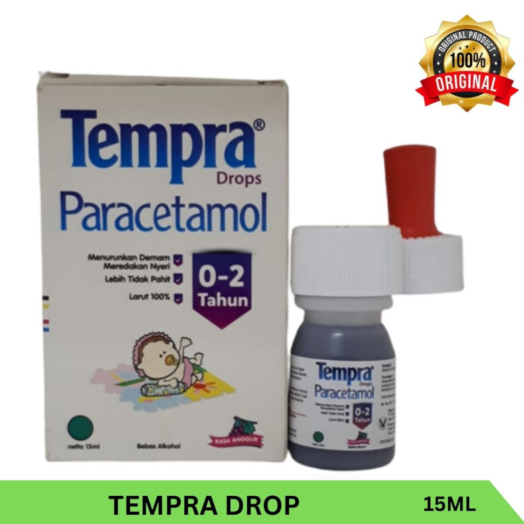 Jual Tempra Drops 15 mL - Pereda Demam dan Nyeri Khusus Bayi 0 - 2 ...