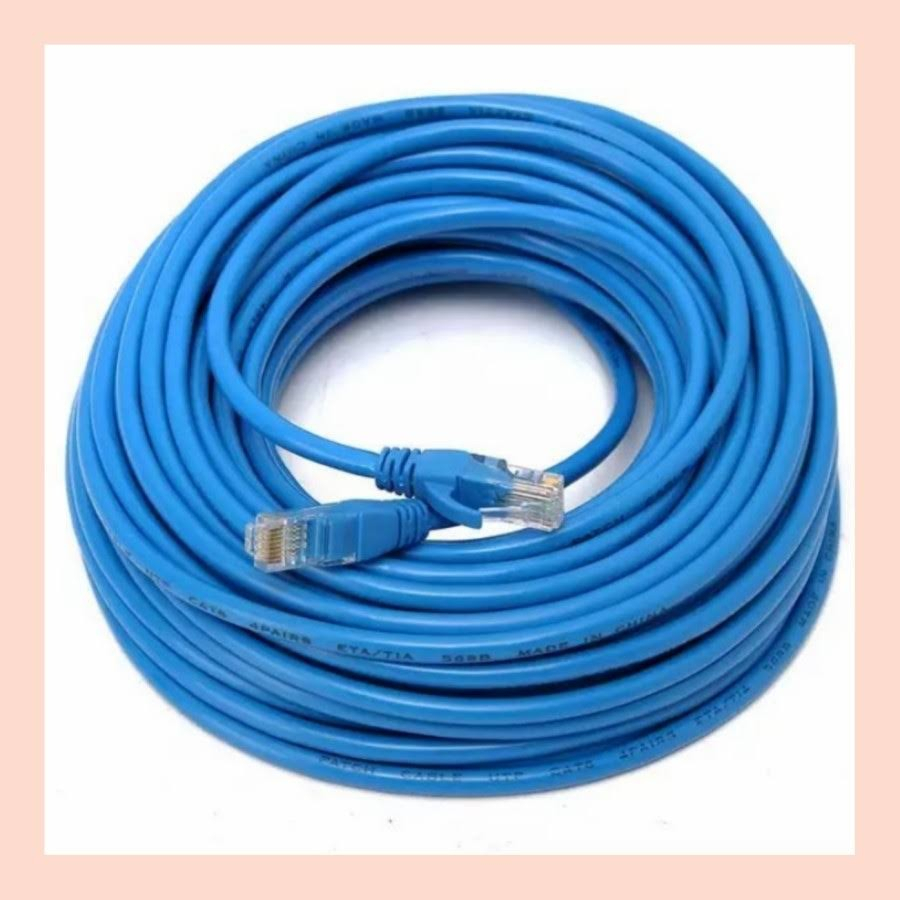 Jual Kabel Lan Cat6 30m Cable Jaringan Internet 30 meter Cat 6 Pabrikan ...