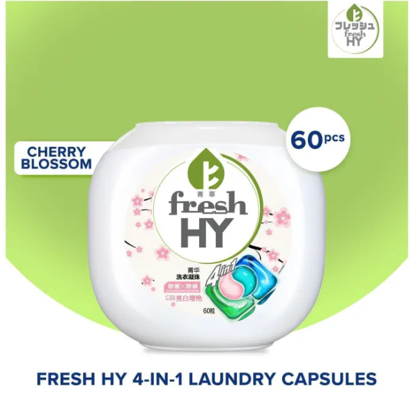 Jual Fresh HY 4-in-1 Laundry Capsules 60pcs Detergent Singapore ...