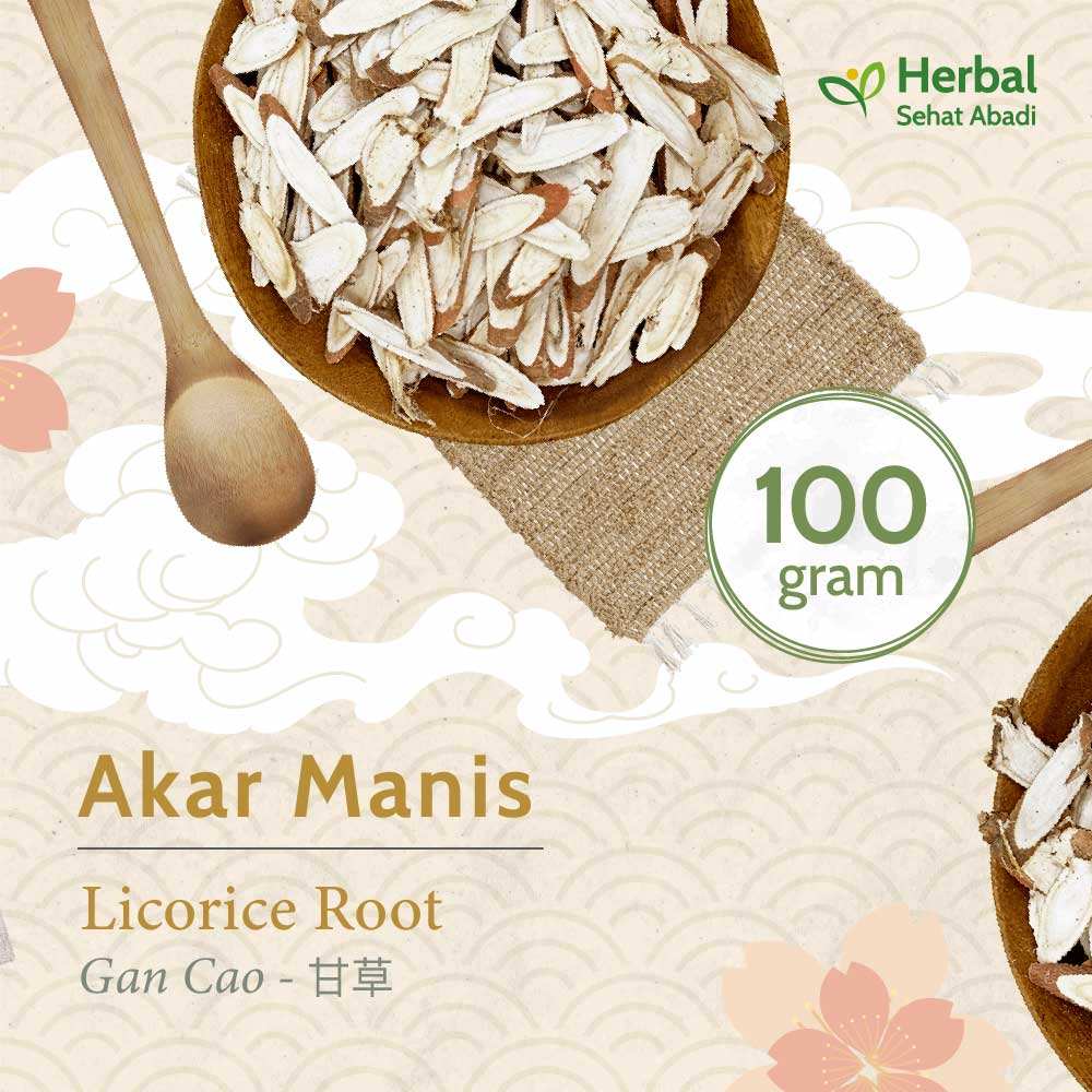 Jual Licorice Root 100 gram Iris / Akar Manis / Kam cho / Gan Cao (甘草 ...