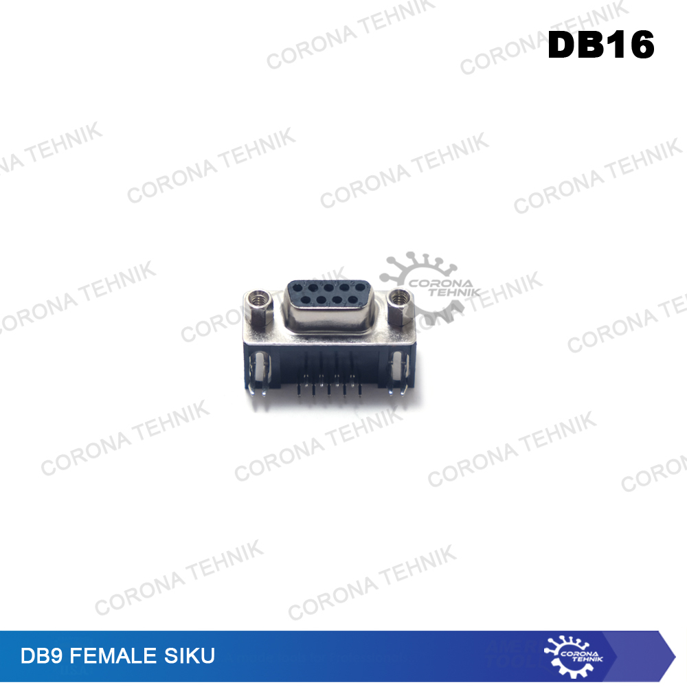 Jual Konektor DB9 Female Siku DB16 - Connector | Shopee Indonesia