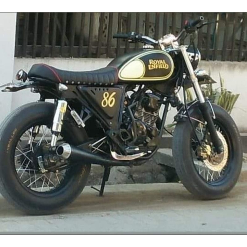 Jual Tangki custom japstyle caferacer bober Scrambler model triumph ...