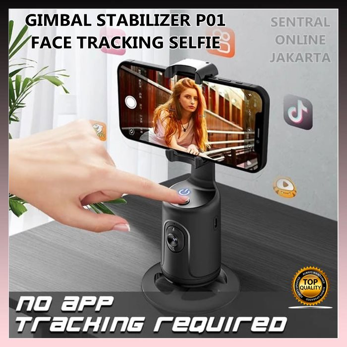 Jual GIMBAL STABILIZER SMARTCOM P01 AUTO TRACKING FACE SELFIE STICK TRIPOD | Shopee Indonesia