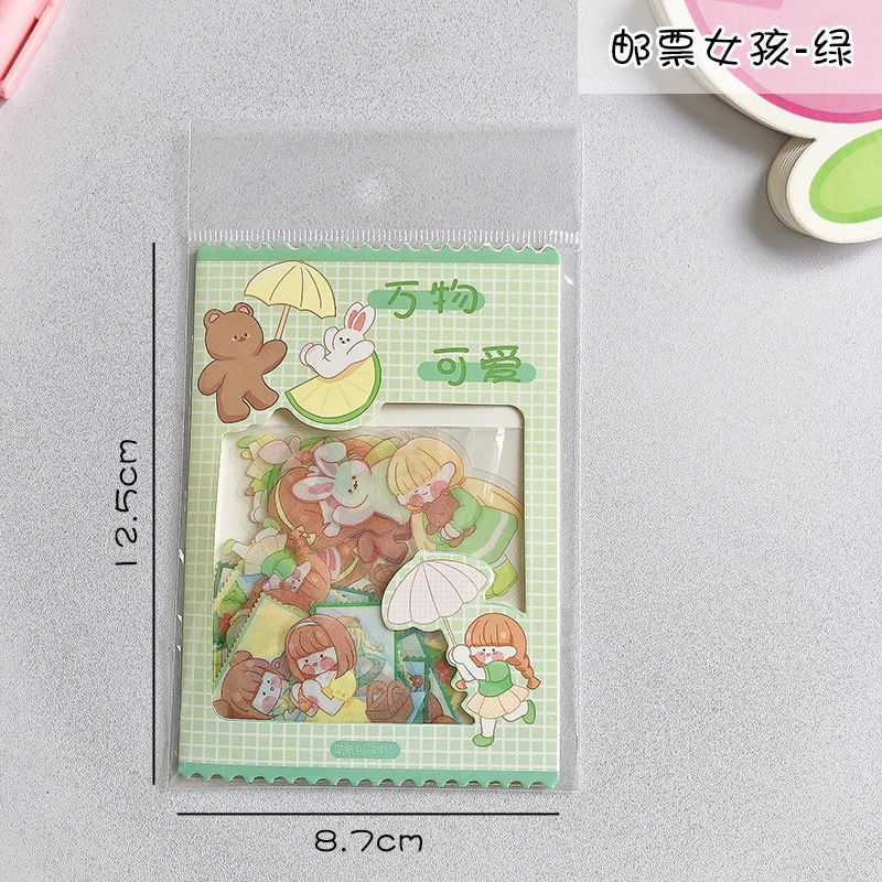 Jual Sq-1 SET ISI 45 PCS STICKER AESTHETIC BERBAGAI MACAM MOTIF LUCU ...