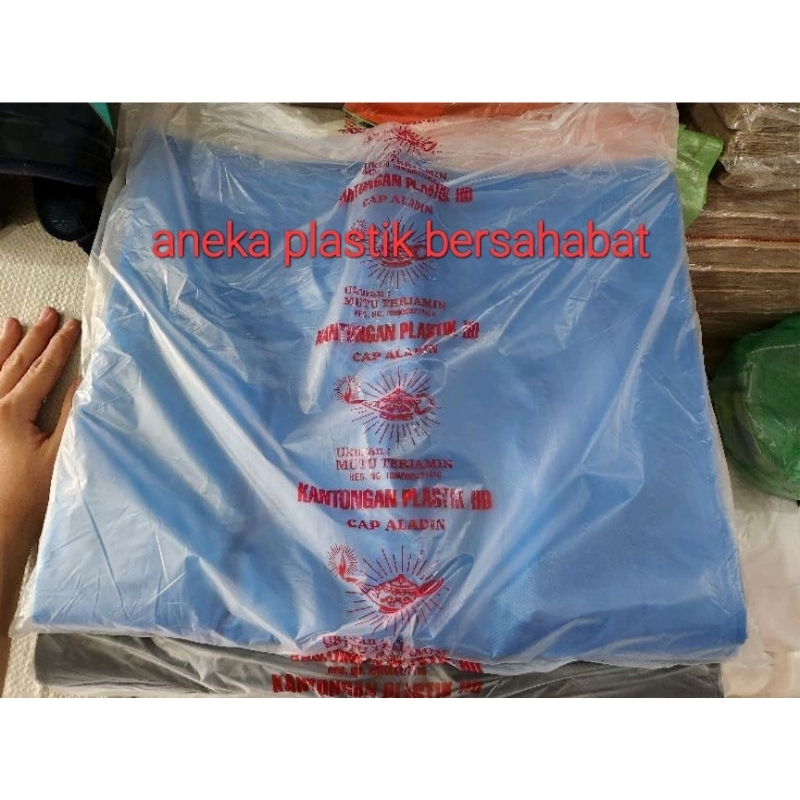 Jual Plastik asoy MERK aladin warna ukuran 45 cm , plastik asoy isi 1kg ...