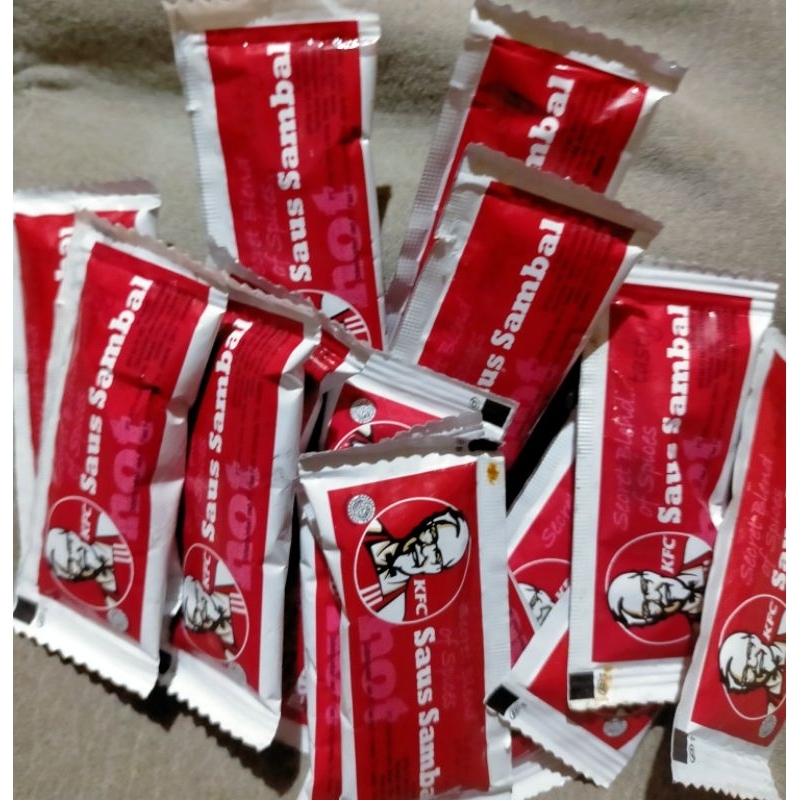 Jual KFC saus sambal sachet 10 gr isi 16 pcs | Shopee Indonesia
