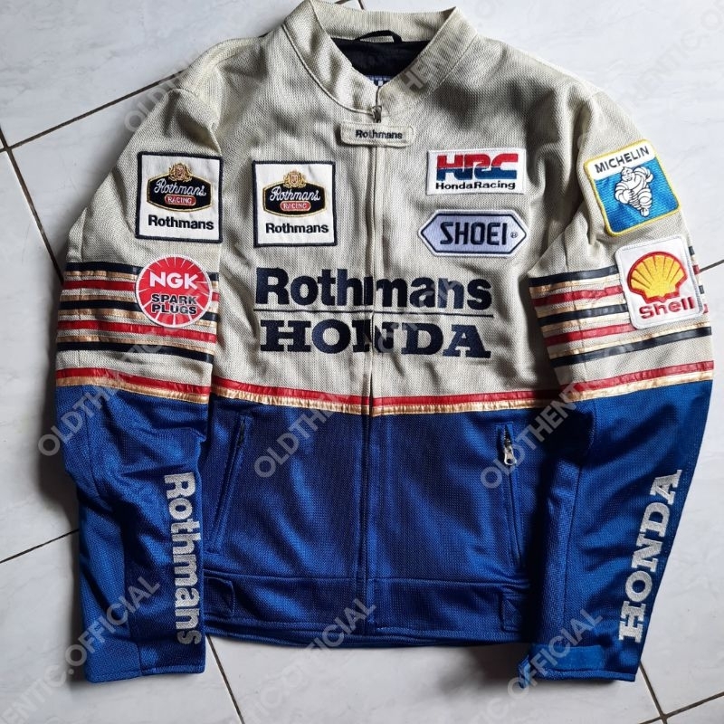 Jual [ORIGINAL] Jaket Rothmans Racing Honda | Shopee Indonesia