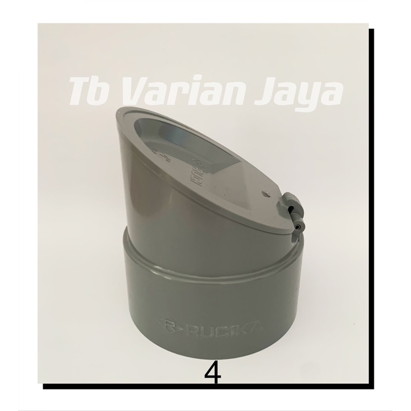 Jual Backflow Valve PVC Rucika 4” inch Tutup Dop Saluran Pipa Bak ...