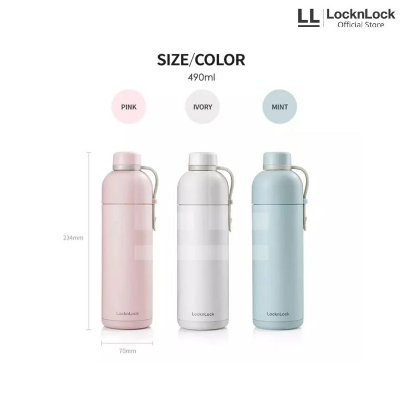 Jual LocknLock tumbler exclusive -Belt Botol Air Minum 490ML - LHC4267 ...