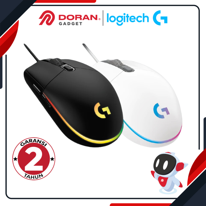 Jual Logitech G102 Mouse Gaming Kabel Wired RGB Lightsync with Macro 6 Button - Garansi 2 Tahun ...