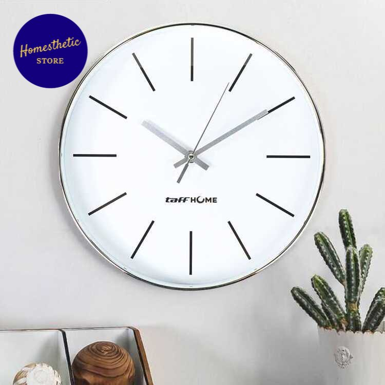 Jual Jam Dinding Bulat Wall O'clock Silent Movement Model Modern ...