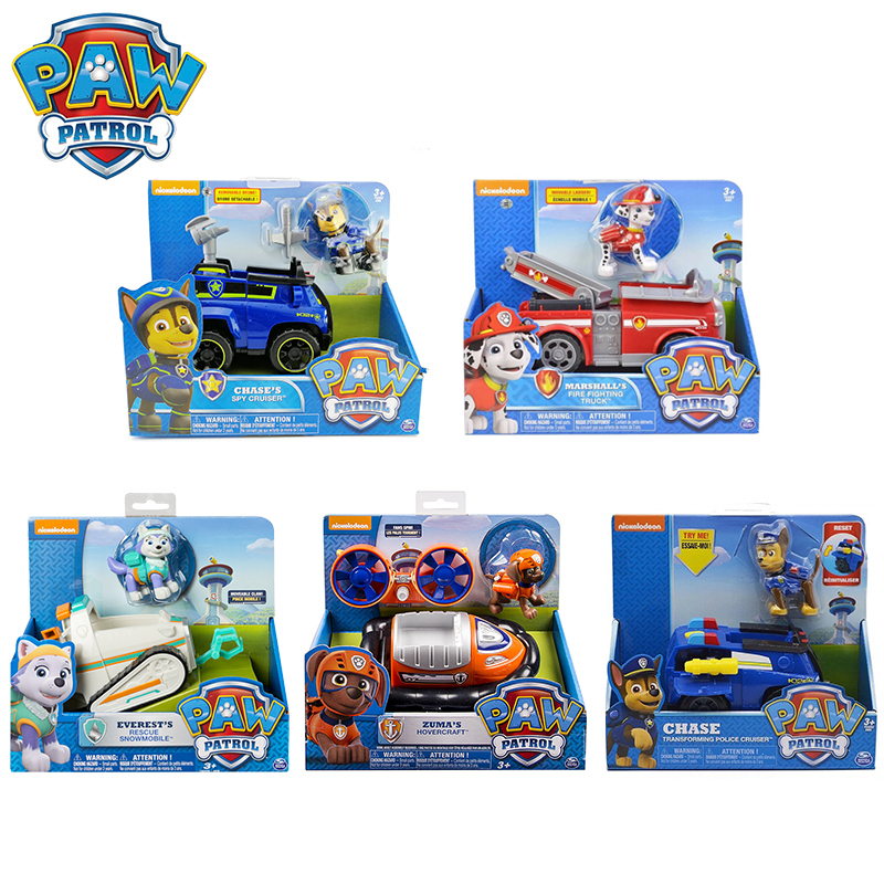 Jual Figure Paw Patrol Rescue Dog with a Vehicle Spin Master Original ...