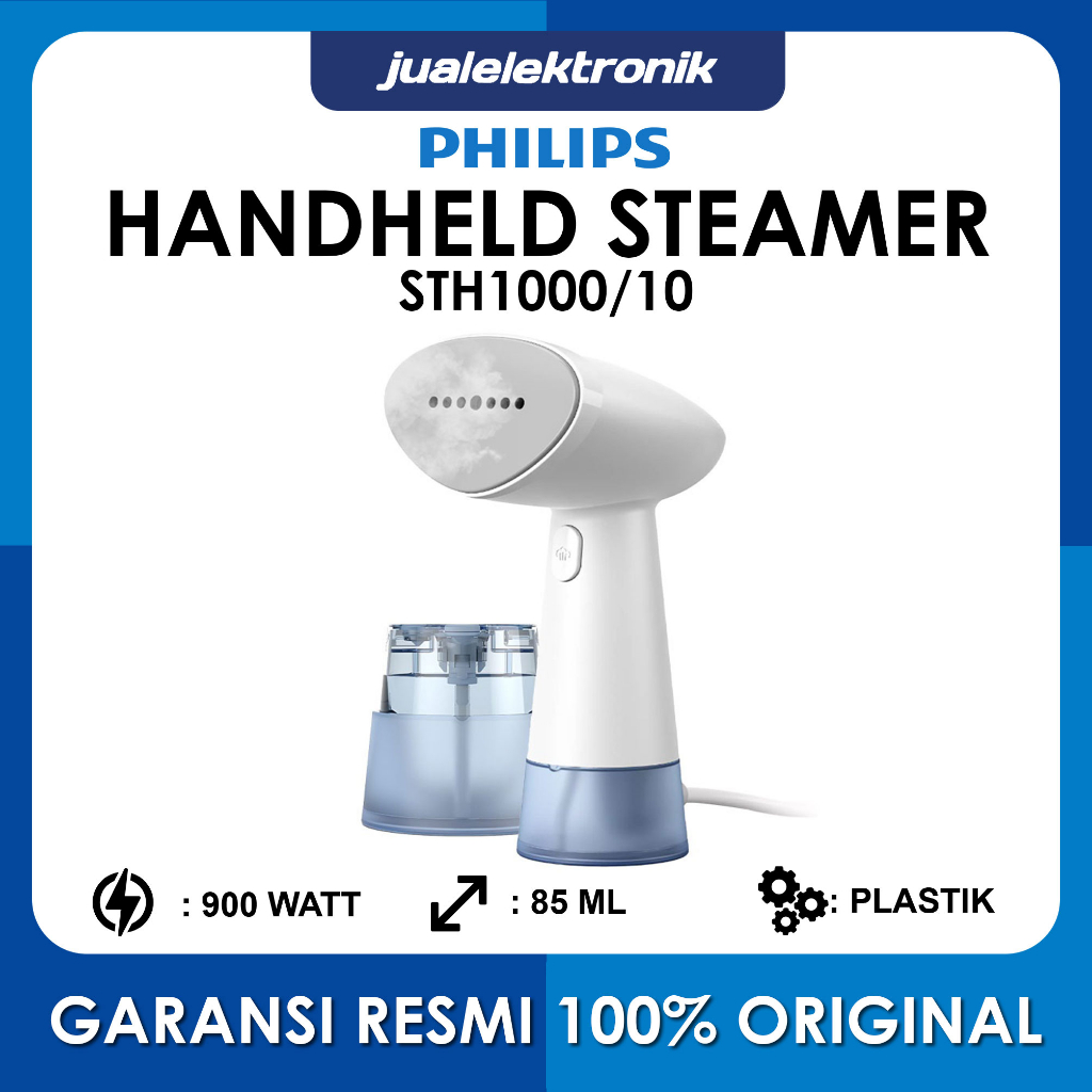 Jual Philips STH1000/10 – Handheld Steamer 900 Watt Plastik STH 1000 ...
