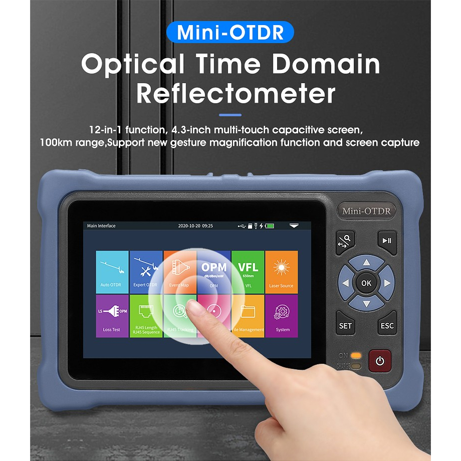 Jual MINI OTDR/SMART OTDR Touch Screen 12 Function in 1 | Shopee Indonesia
