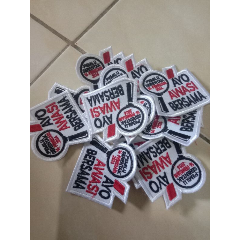 Jual LOGO PEMILU TERBARU 2024 || LOGO PEMILU SERENTAK BORDIR || LOGO ...