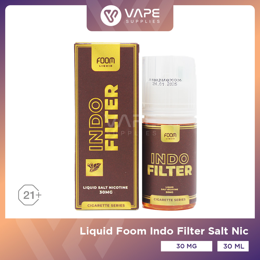 Jual Liquid Foom Indo Filter Salt Nic 30ML | Shopee Indonesia