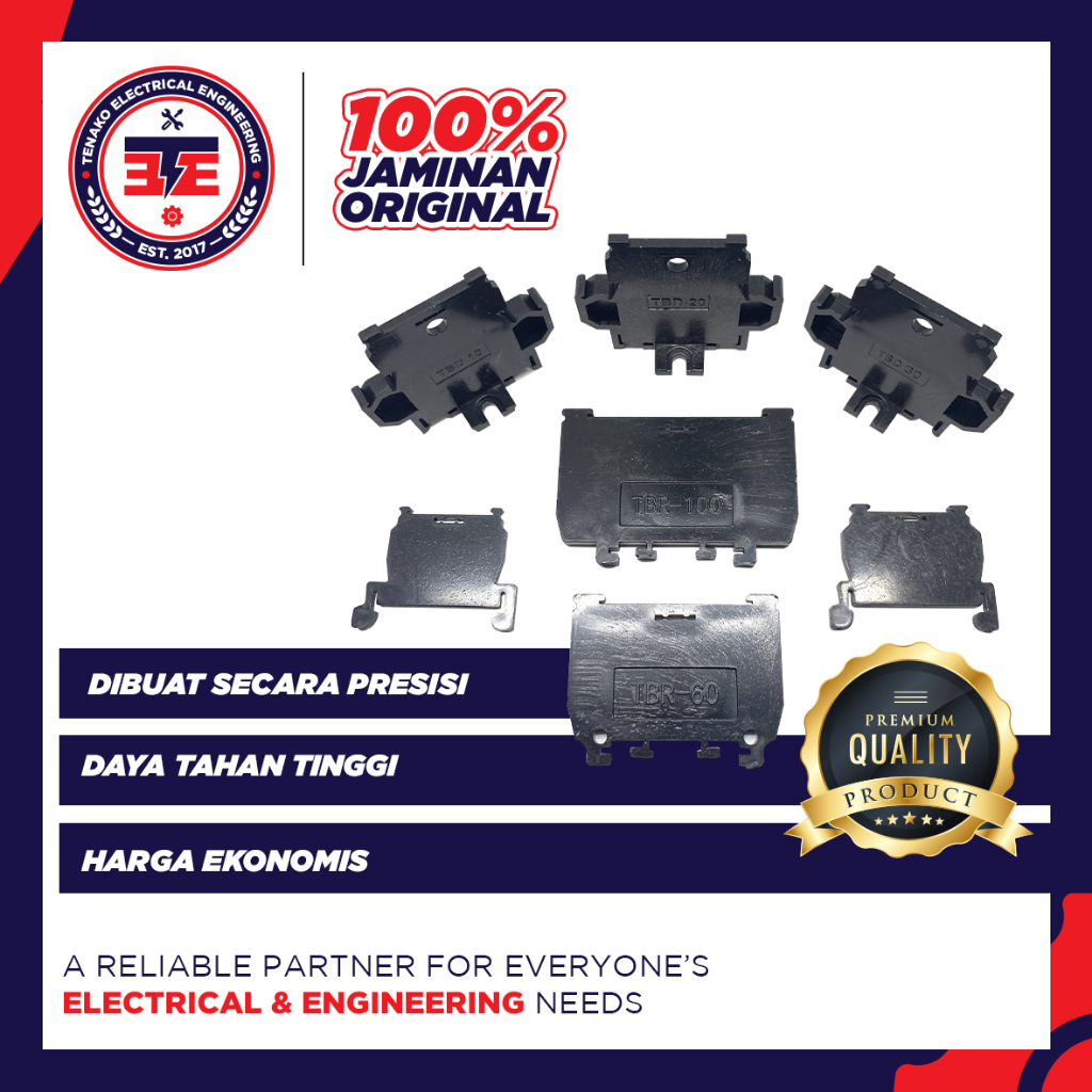 Jual End Plate Terminal Block TBR dan TBD Terminal Susun / Tutup ...