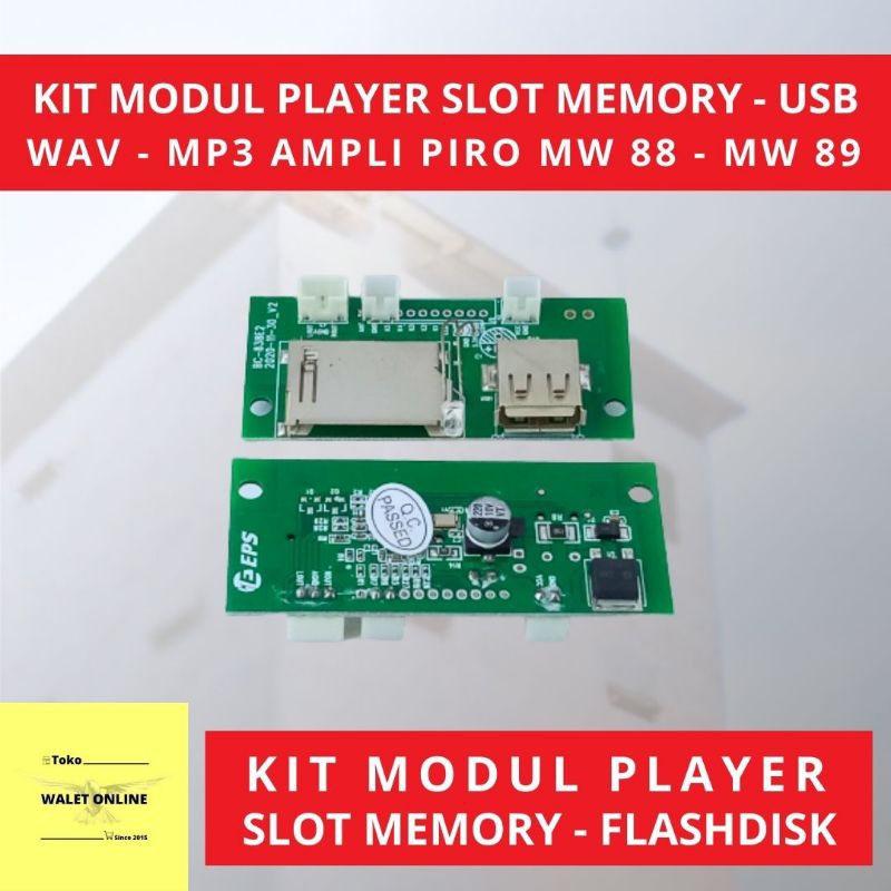 Jual Kit Modul Slot MP3 Player Ampli Piro MW88 MW89 Original Ampli MW ...