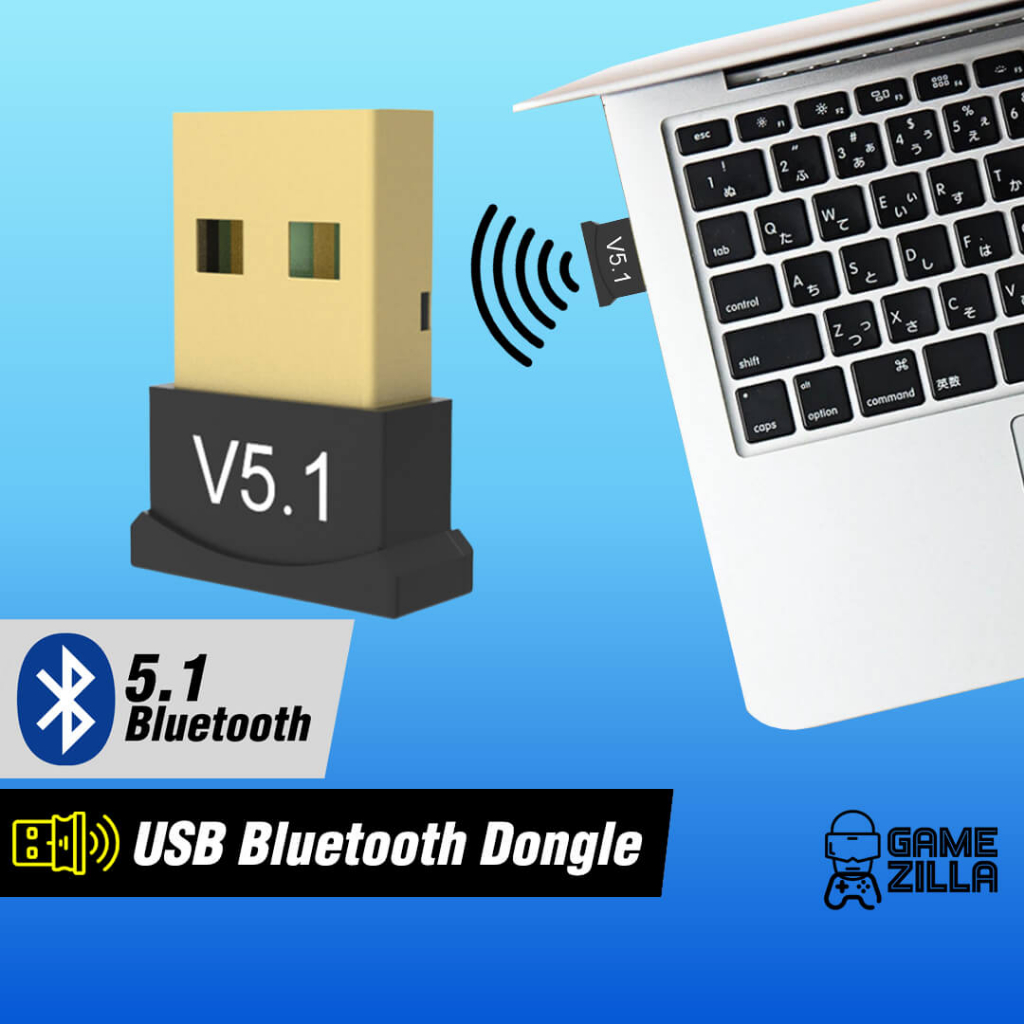 Jual Bluetooth Receiver 5.1 USB Dongle PC Laptop Komputer Wireless ...