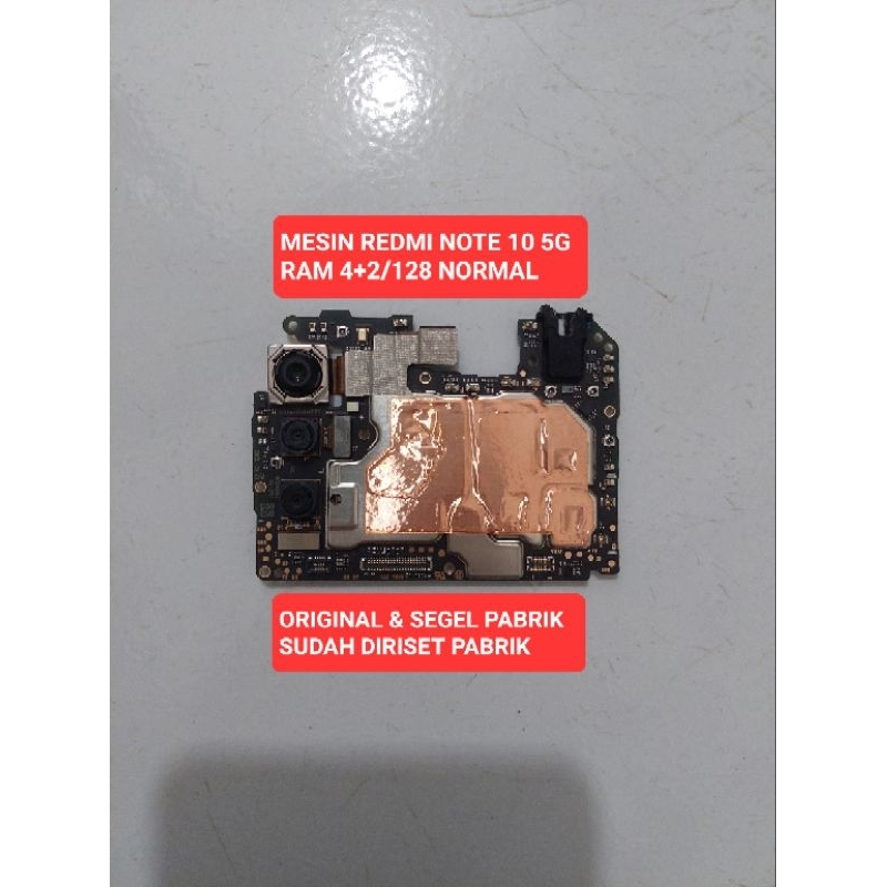 Jual MESIN REDMI NOTE 10 5G Ram 4+2/128 DIJAMIN NORMAL SIAP PAKAI ...