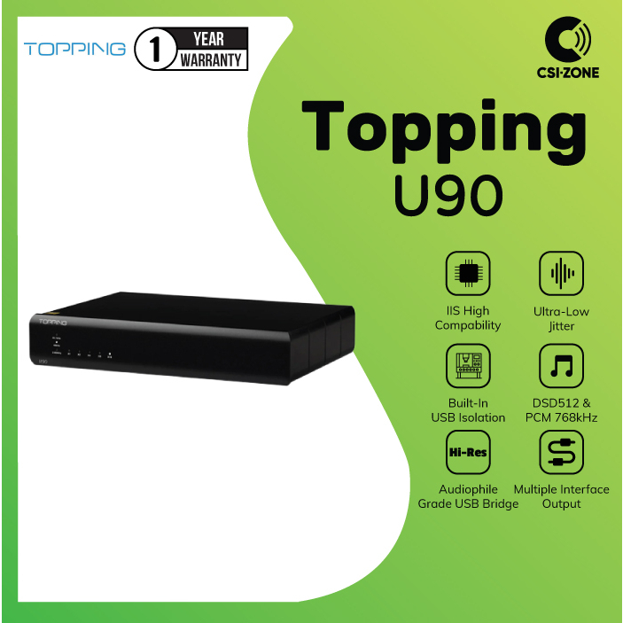 Jual Topping U90 Premium Audiophile Hi-Res USB Bridge | Shopee Indonesia