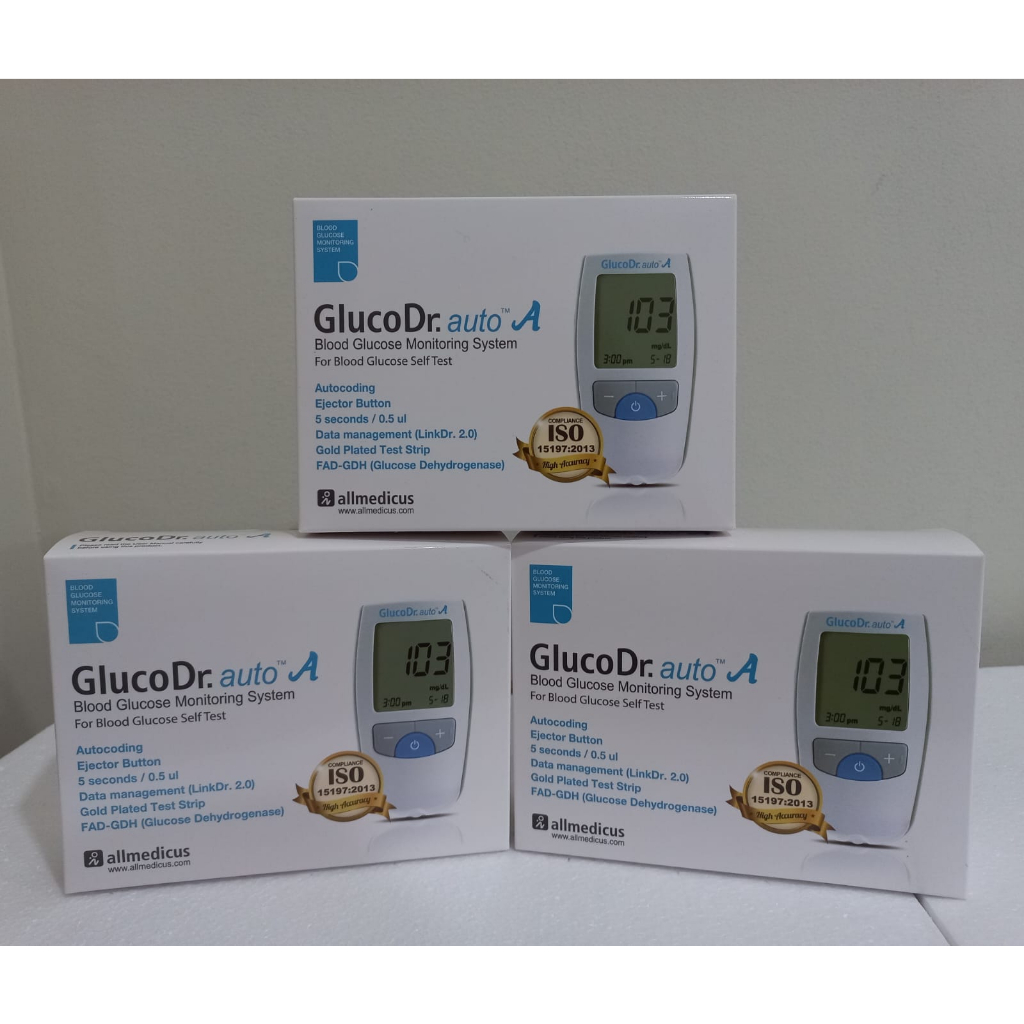 Jual ALAT GLUCO DR AUTO AGM4000 ONLY ALAT CEK GULA DARAH GLUCO DR AUTO ...