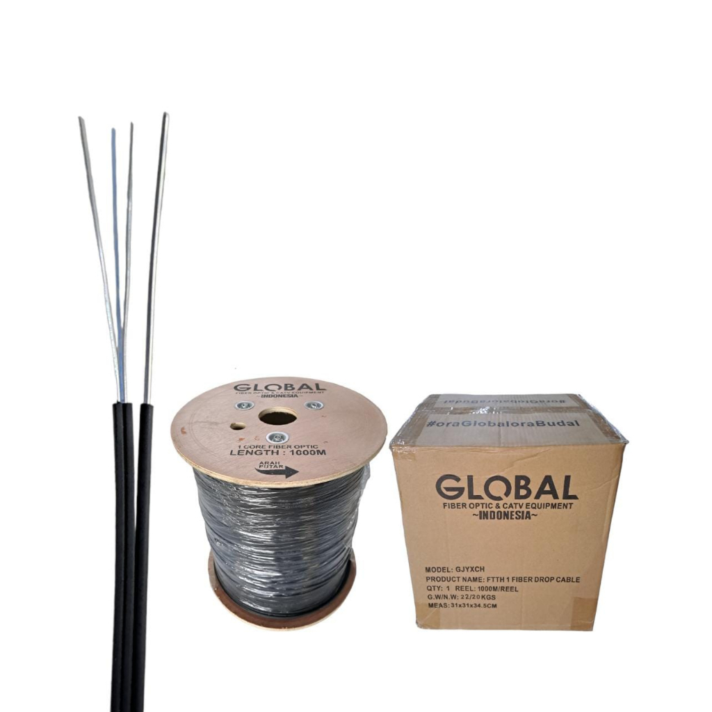 Jual KABEL FO 1 CORE 3 SELING 1KM GLOBAL | Shopee Indonesia