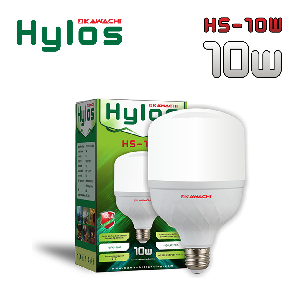 Jual Kawachi Lampu Led Kapsul Hylos 10Watt Cahaya Putih /Hs-10W ...