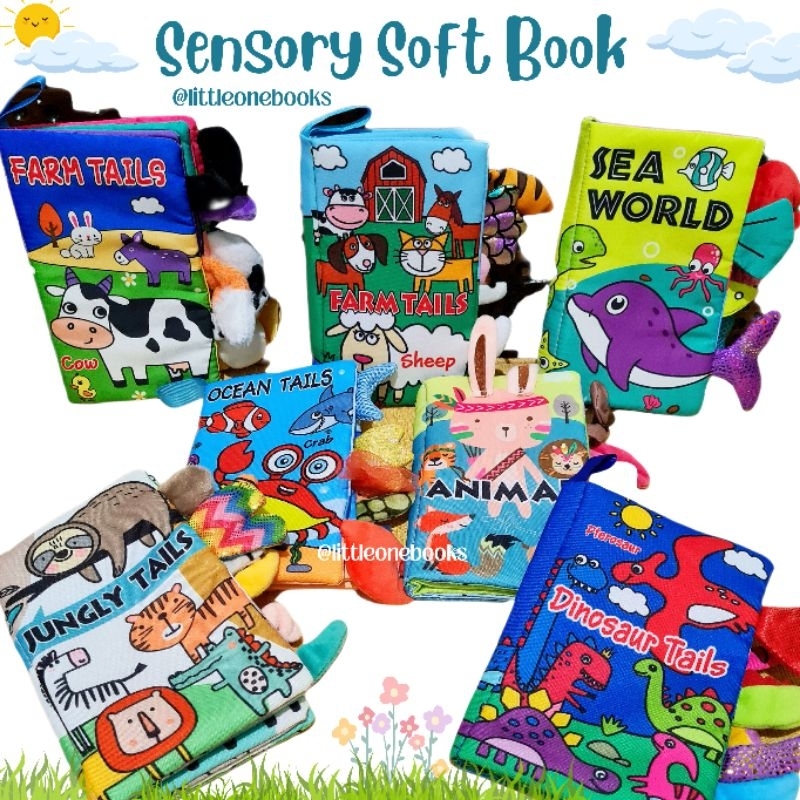 Jual Sensory Soft Book / buku bantal / pillow book / buku bayi / baby ...