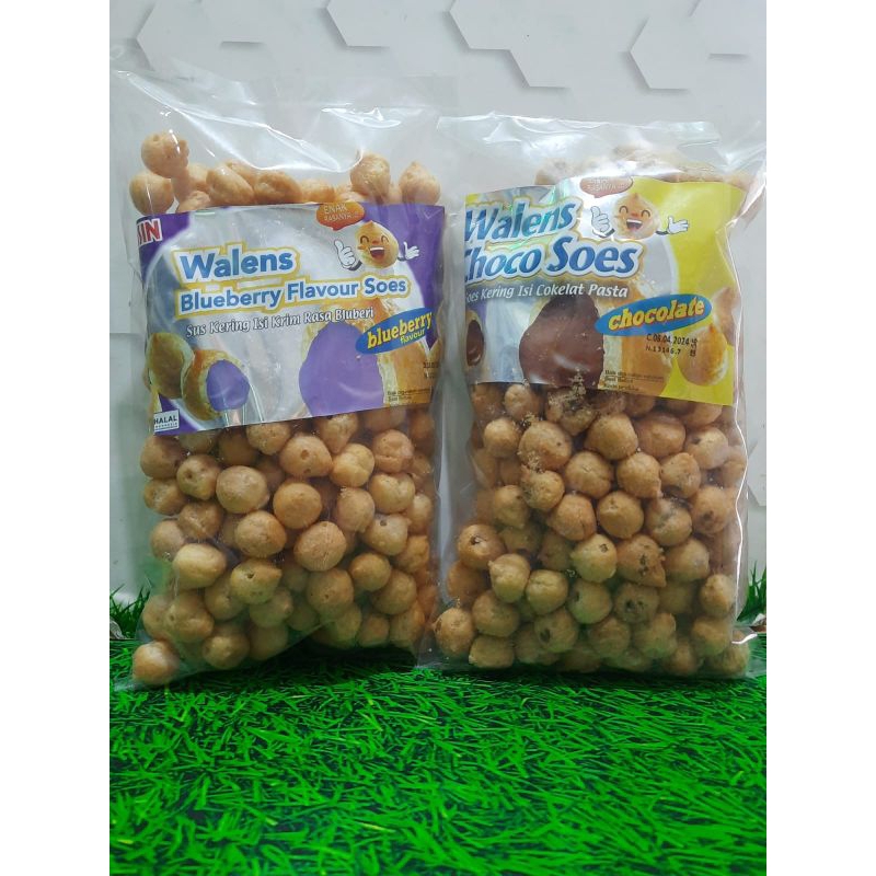 Jual wallens choco soes cokelat dan bluebery 200gr. | Shopee Indonesia