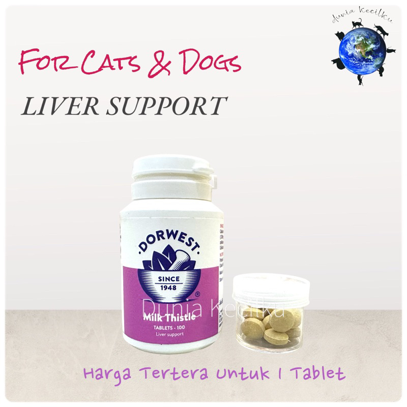 Jual Dorwest Milk Thistle Liver Support - Suplemen Fungsi Hati ...