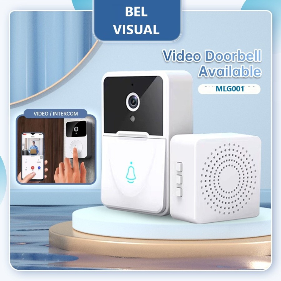 Jual Video Doorbell Bel Rumah Wireless Waterproof Bel Lonceng Pintu ...