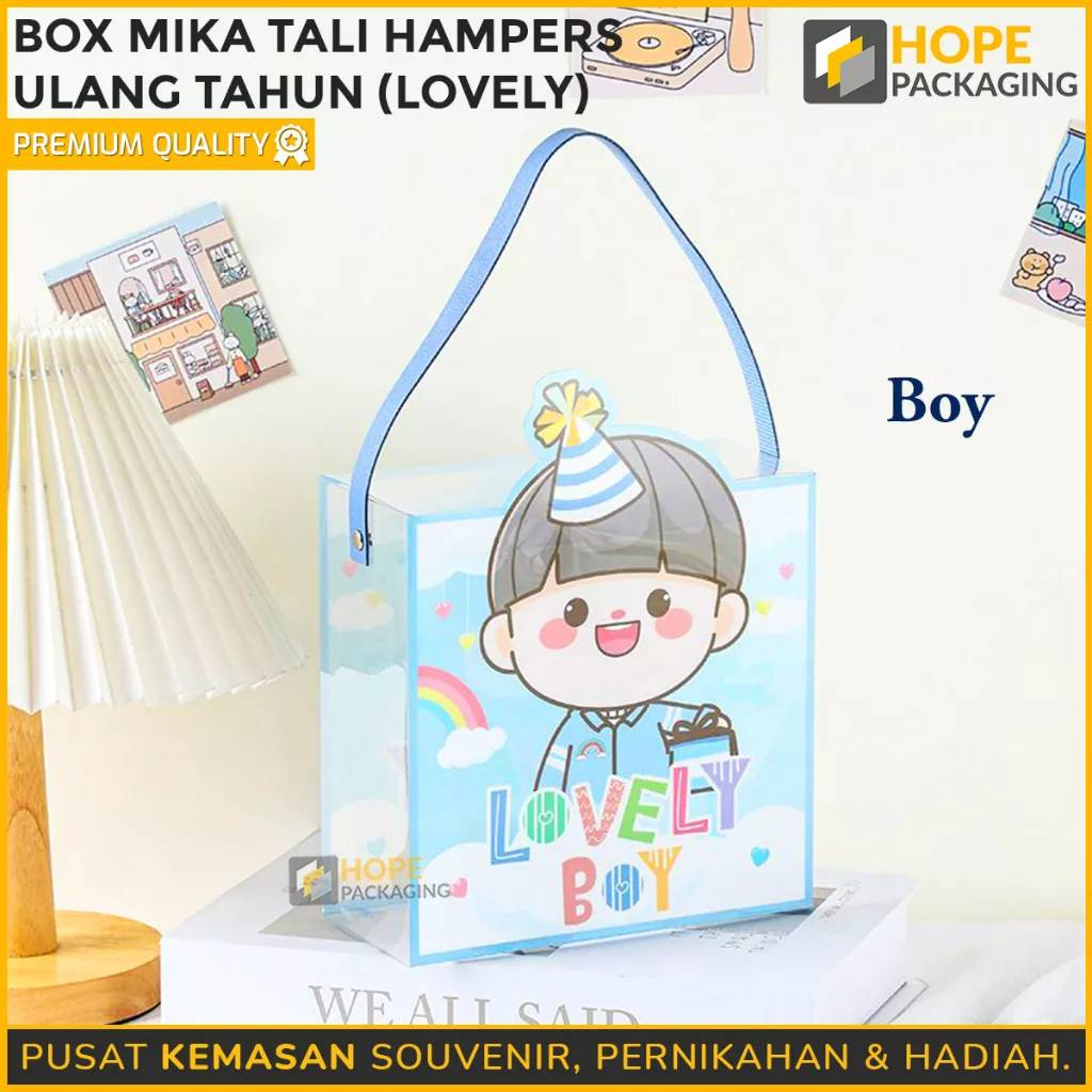 Jual Box Mika Ulang Tahun / Gift Box Mika Tali / Mika Hampers Ulang ...