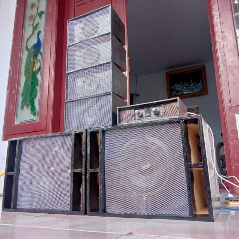 Jual MINIATUR SOUND SYSTEM 1 SET SIAP GLERR | Shopee Indonesia