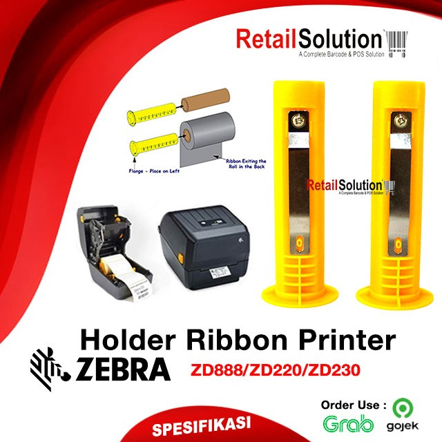 Jual Roller Label Printer Zebra All Model - Core 1-inch | Shopee Indonesia