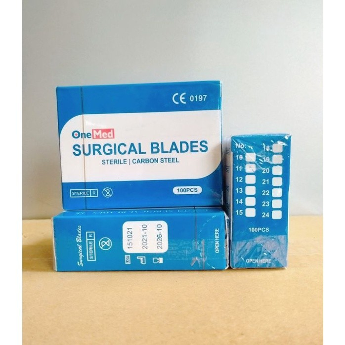 Jual Pisau Bedah OneMed no 11 / Surgical Blade / Bisturi / Mata Pisau ...