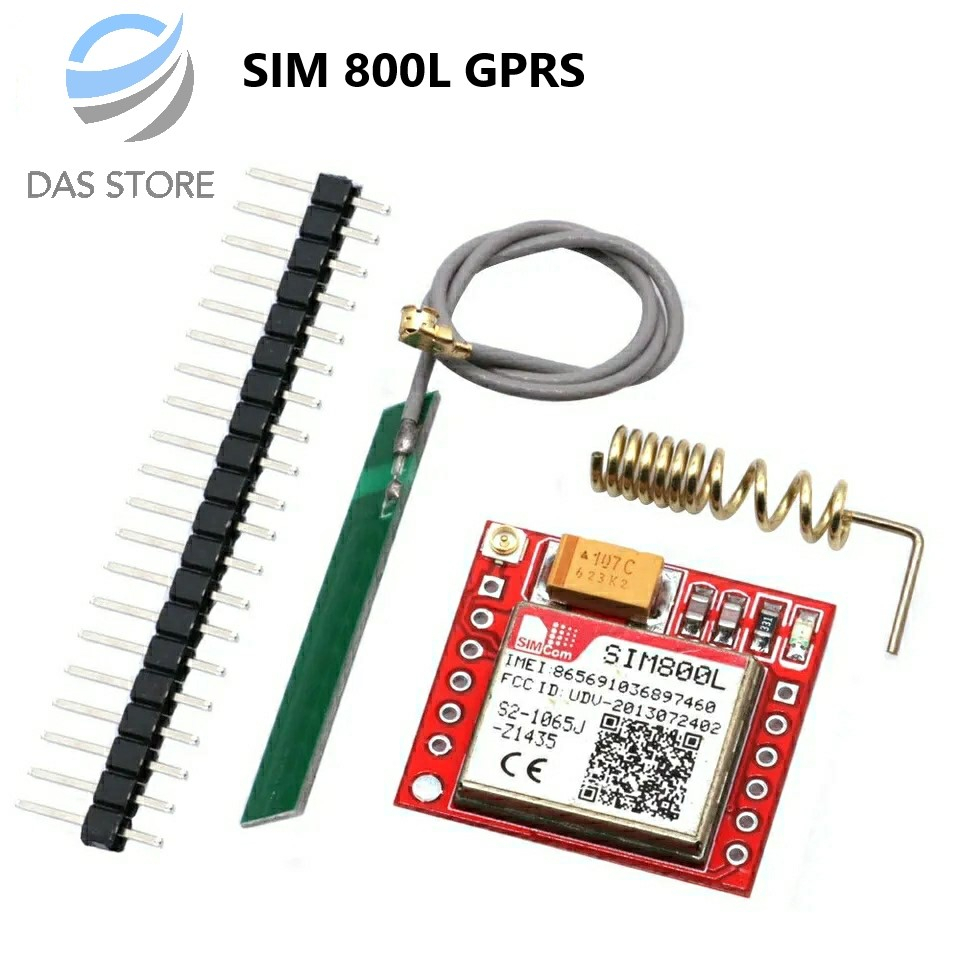 Jual SIM800 / SIM800L GSM GPRS Quad-Band Module (slot MicroSIM) for Arduino | Shopee Indonesia