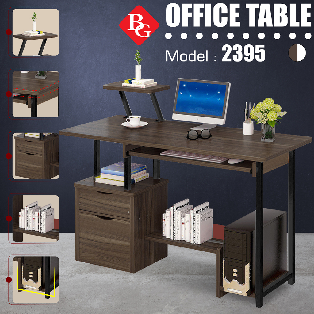Jual BG SPORT Meja Komputer Kantor Ergonomis Moder Meja Belajar Besi ...